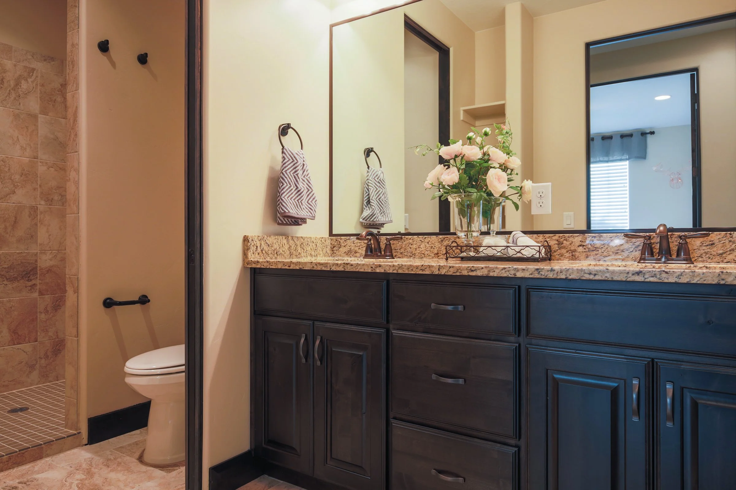 Bathroom — Custom Finish Cabinets