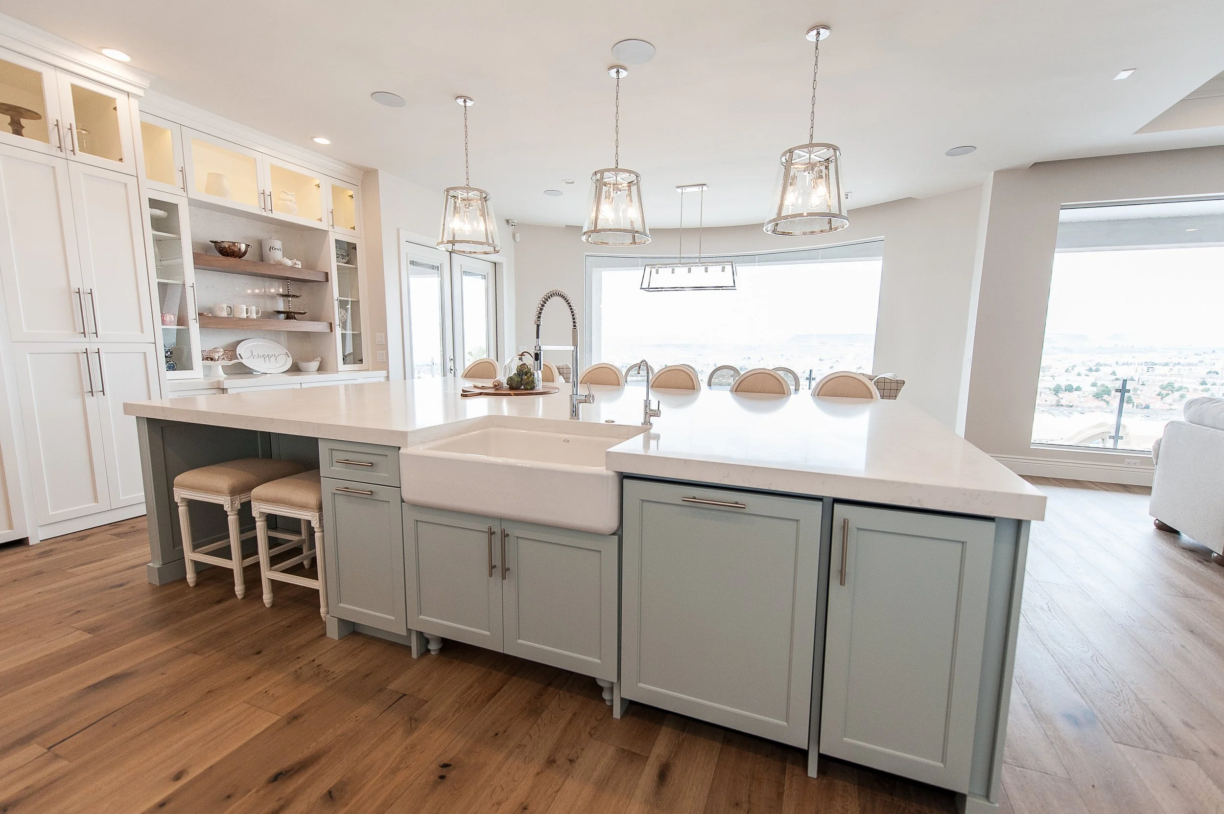 Kitchen — Custom Finish Cabinets