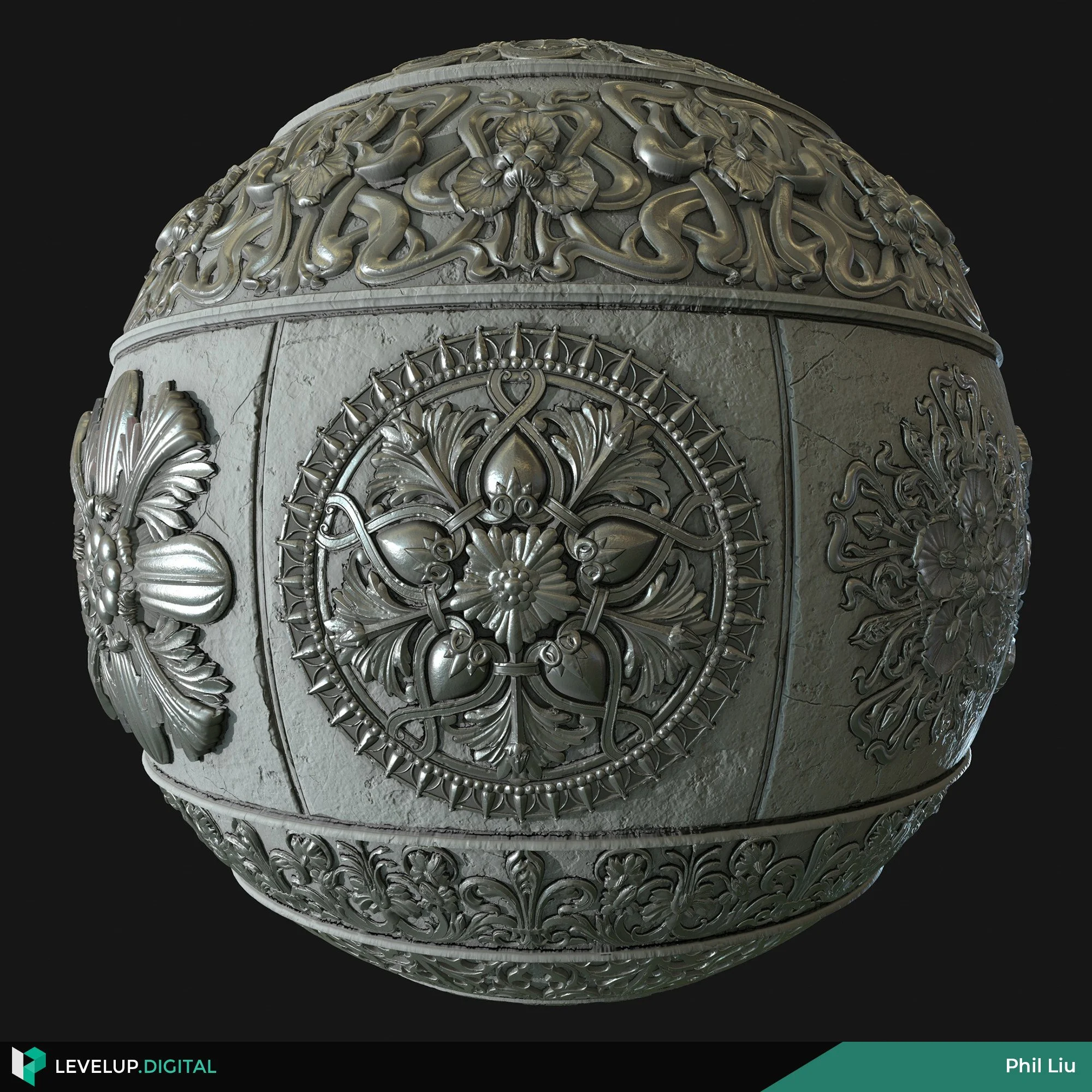 Creating a Fantasy Trim Texture — Art of Philip Liu