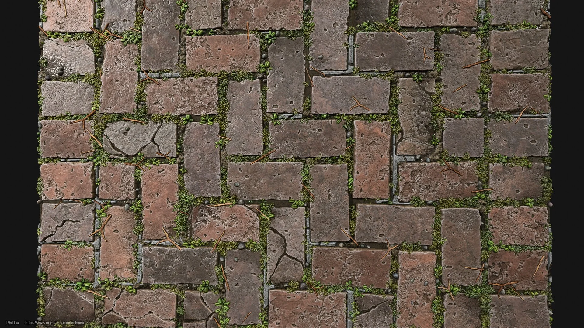 University Brick Texture — Art of Philip Liu