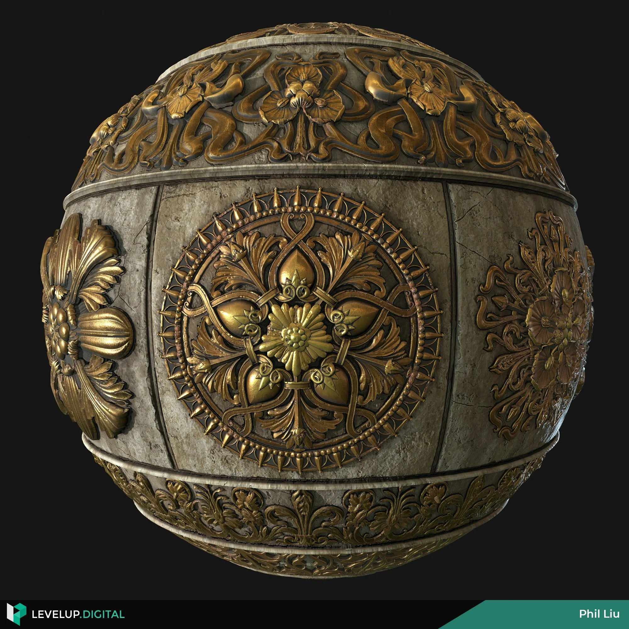 Creating a Fantasy Trim Texture — Art of Philip Liu