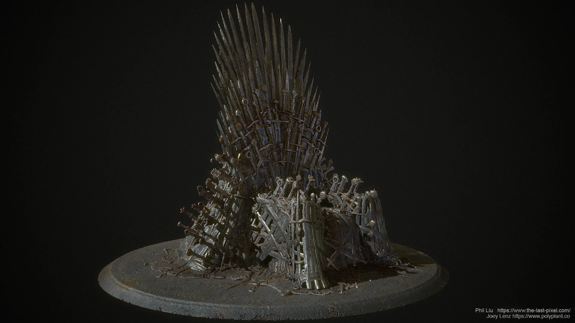 The Iron Throne — Art of Philip Liu