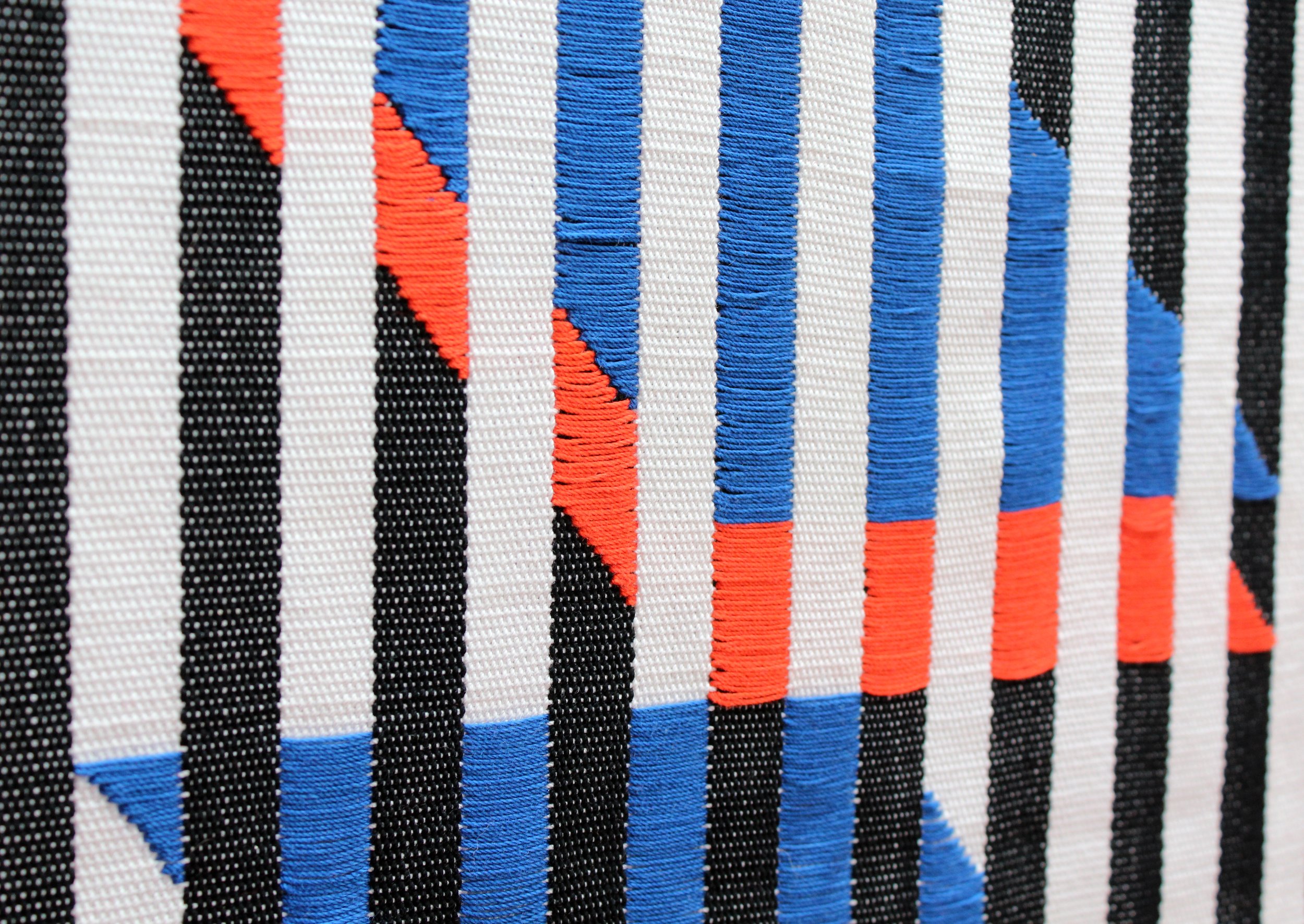 Layers handwoven textile — Molly Fitzpatrick Modern Textile Designer