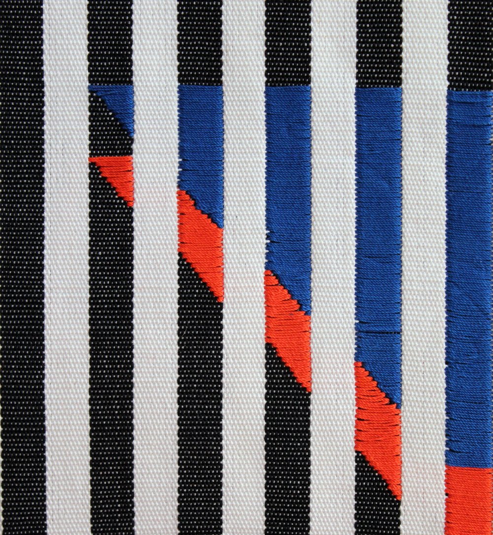 Layers handwoven textile — Molly Fitzpatrick Modern Textile Designer