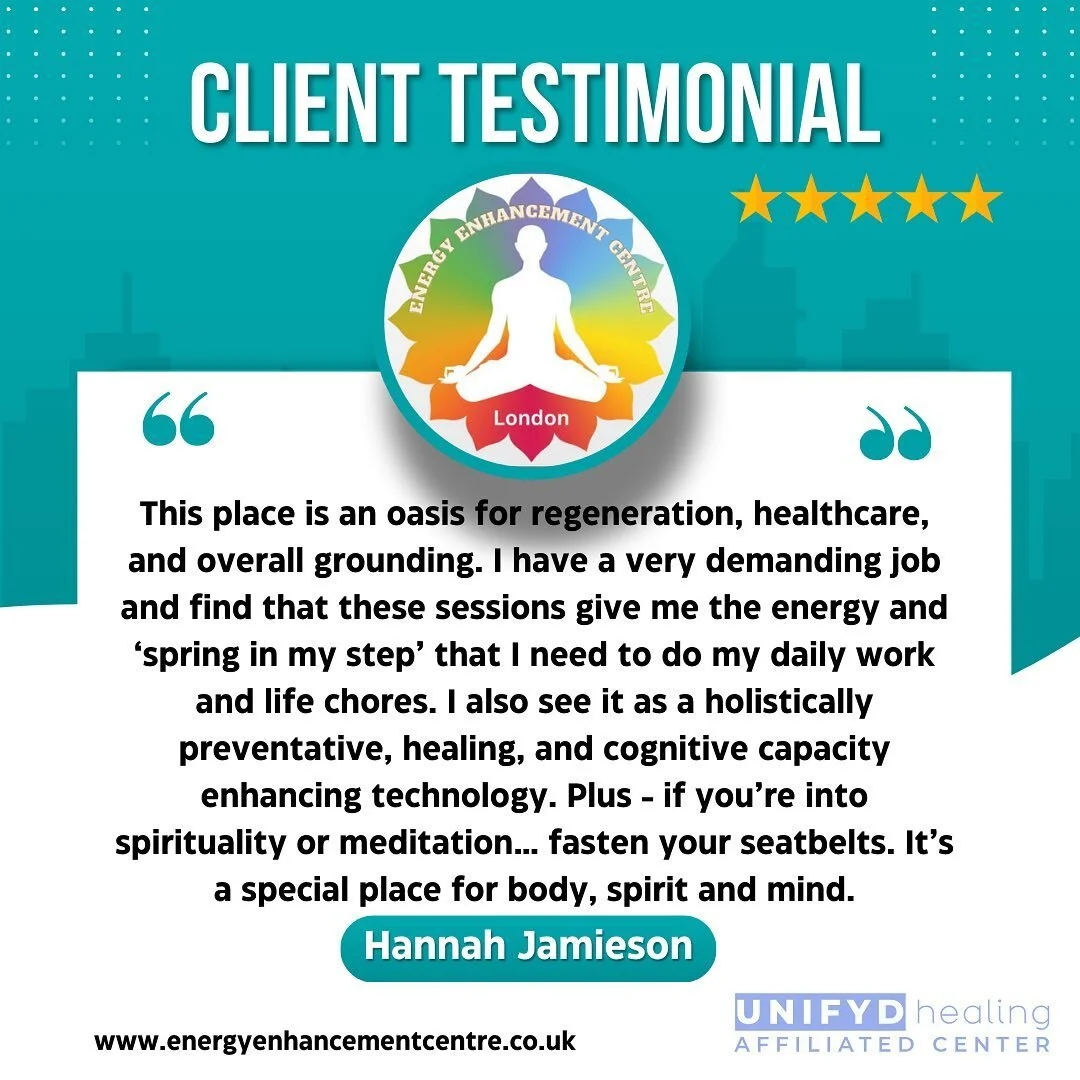 Reviews 1 — Energy Enhancement Centre 24 Unit EESystem