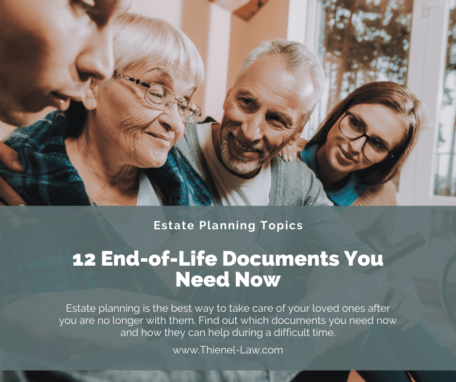 12 End-of-Life Documents You Need Now | Maryland Estate Planning Law ...