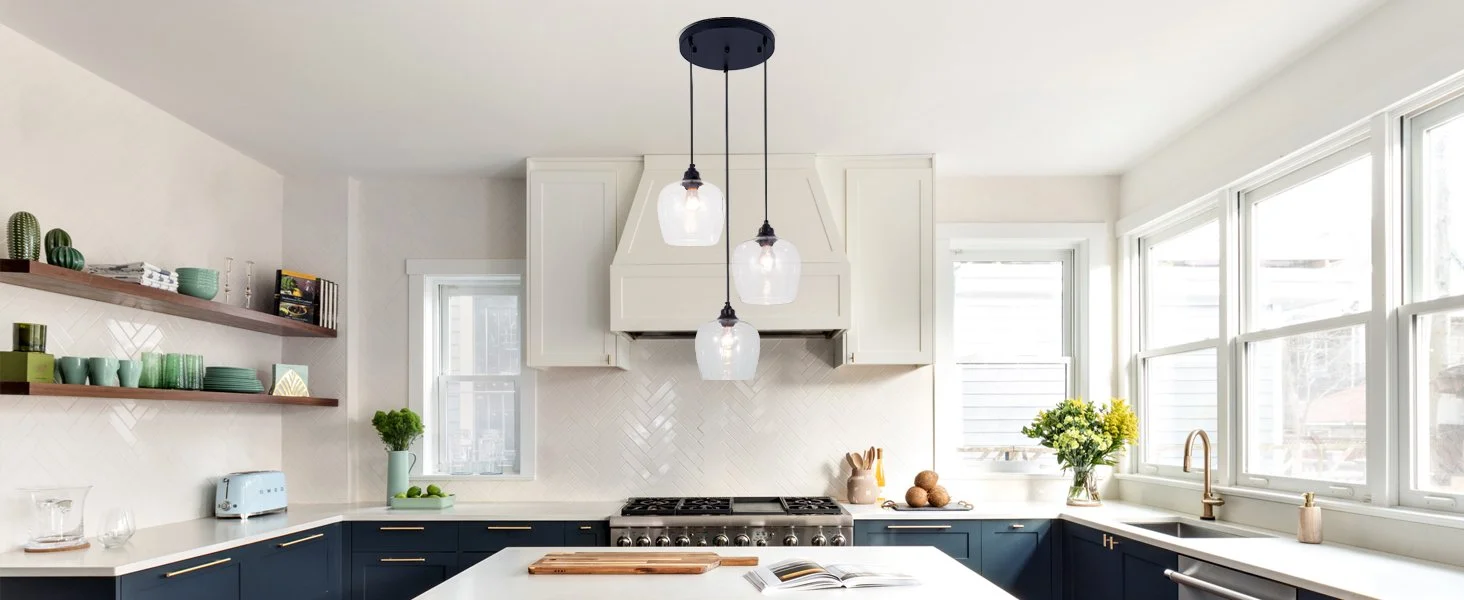 Modern Clear Glass Pendant Light DS-DY45 — EFperfect