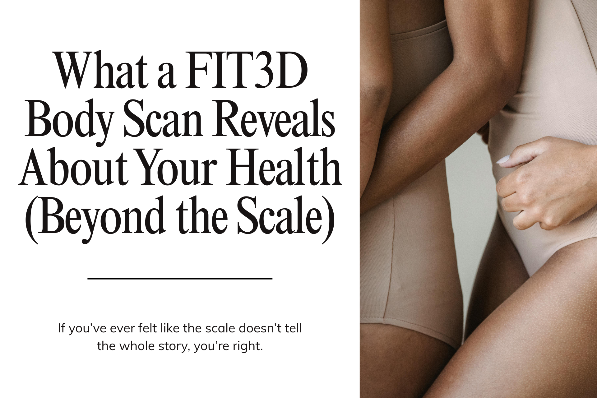 FIT3D Body Scan: What It Reveals About Your Health — NJOY — NJOY