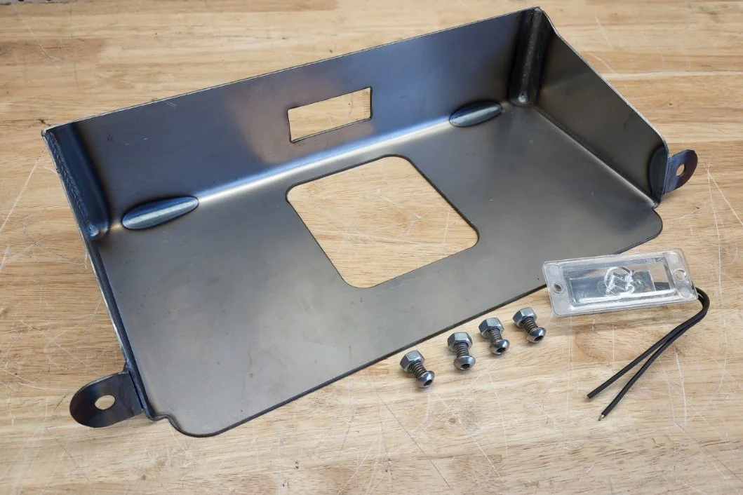 Bumper Conversion / Bolted License Plate Box Package (FREE SHIPPING ...