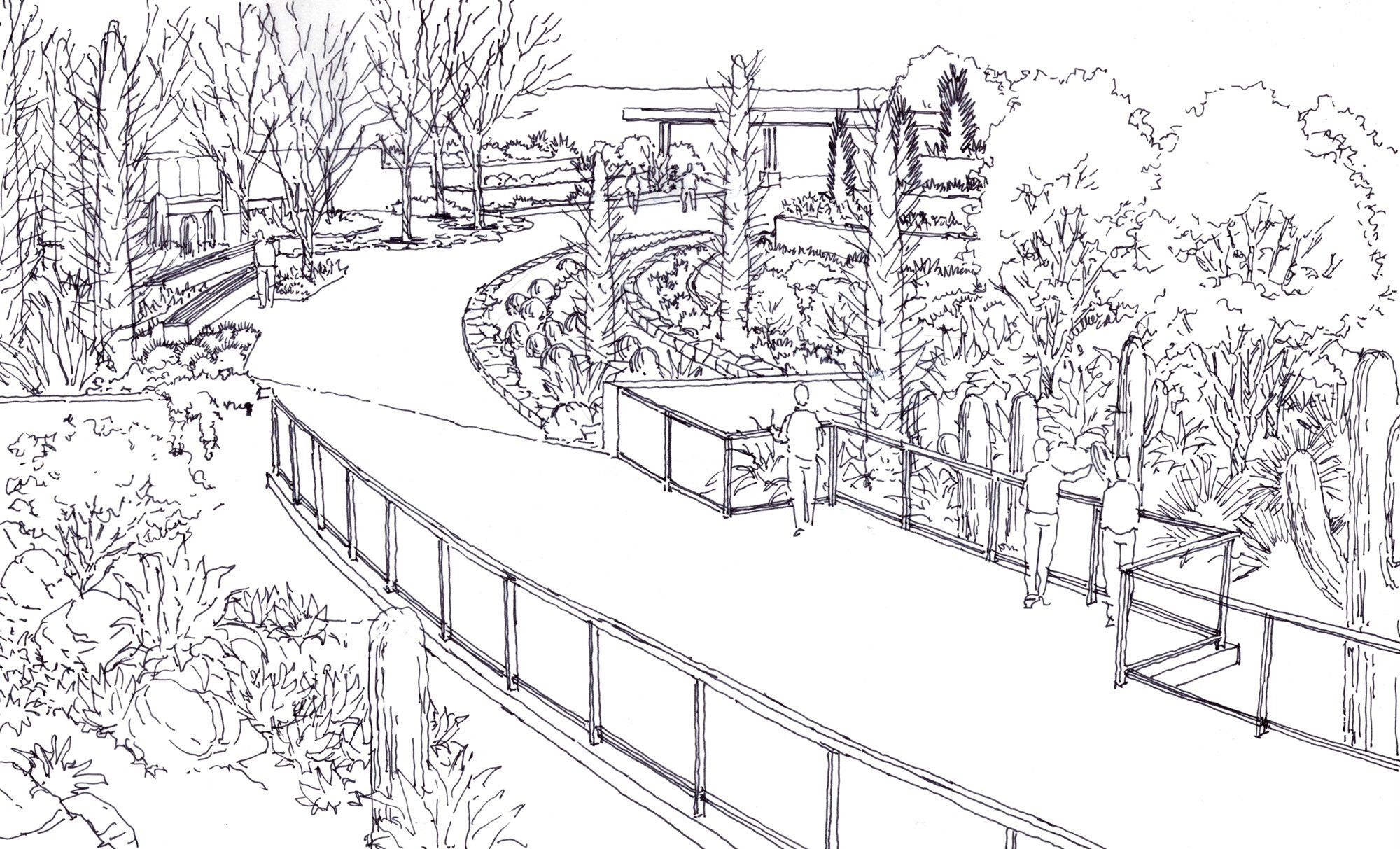 Desert Botanical Garden Entry Promenade | Garden Design — 3 fromme DESIGN