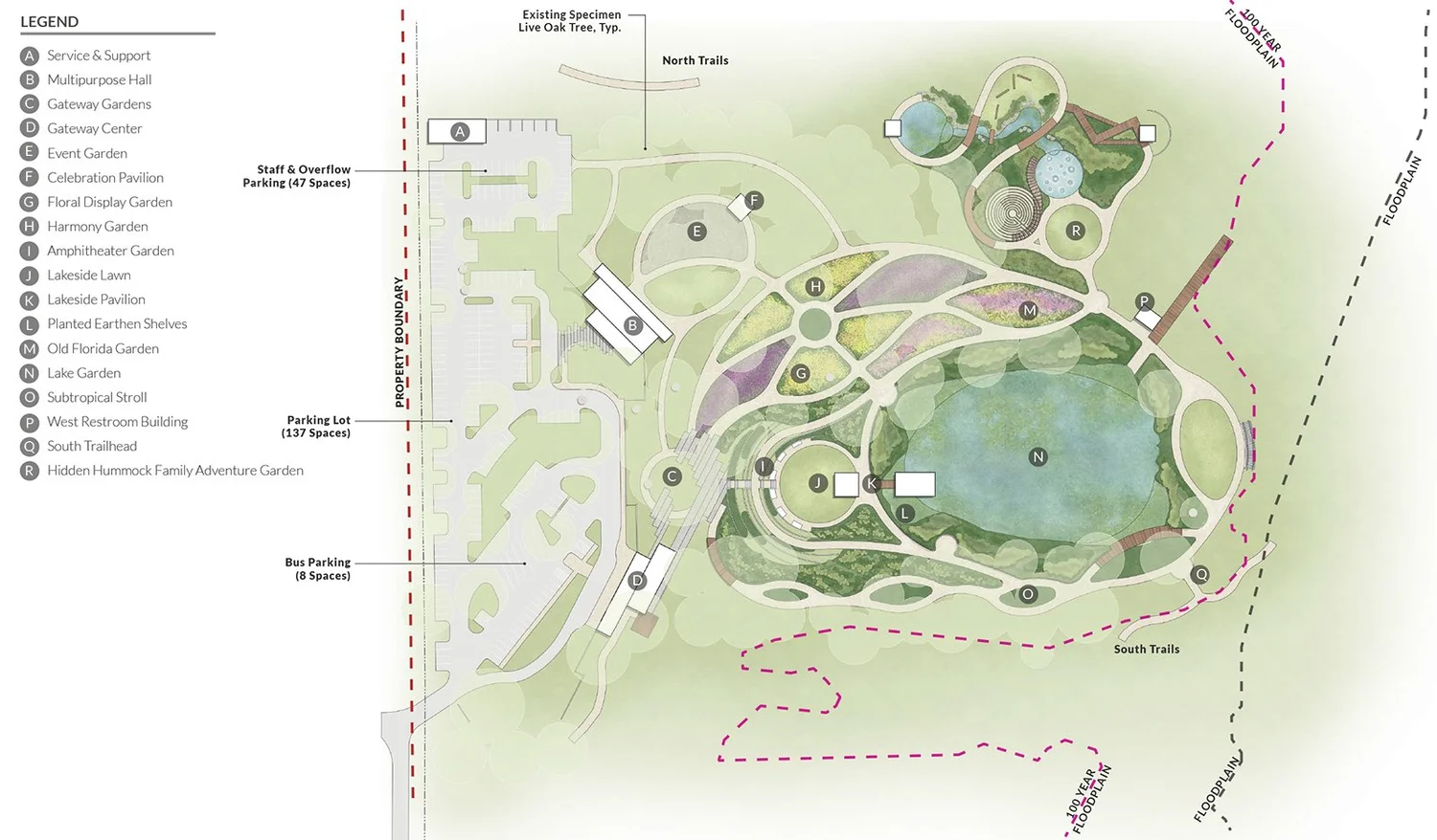Jacksonville Arboretum and Botanical Gardens | Master Plan — 3 fromme ...