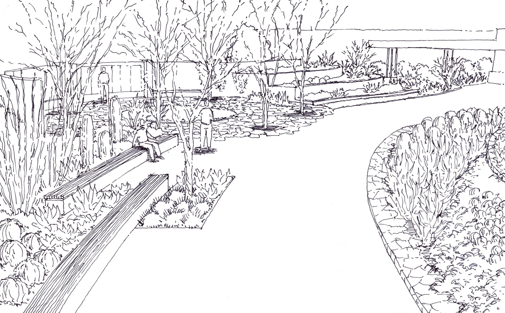 Desert Botanical Garden Entry Promenade | Garden Design — 3 fromme DESIGN