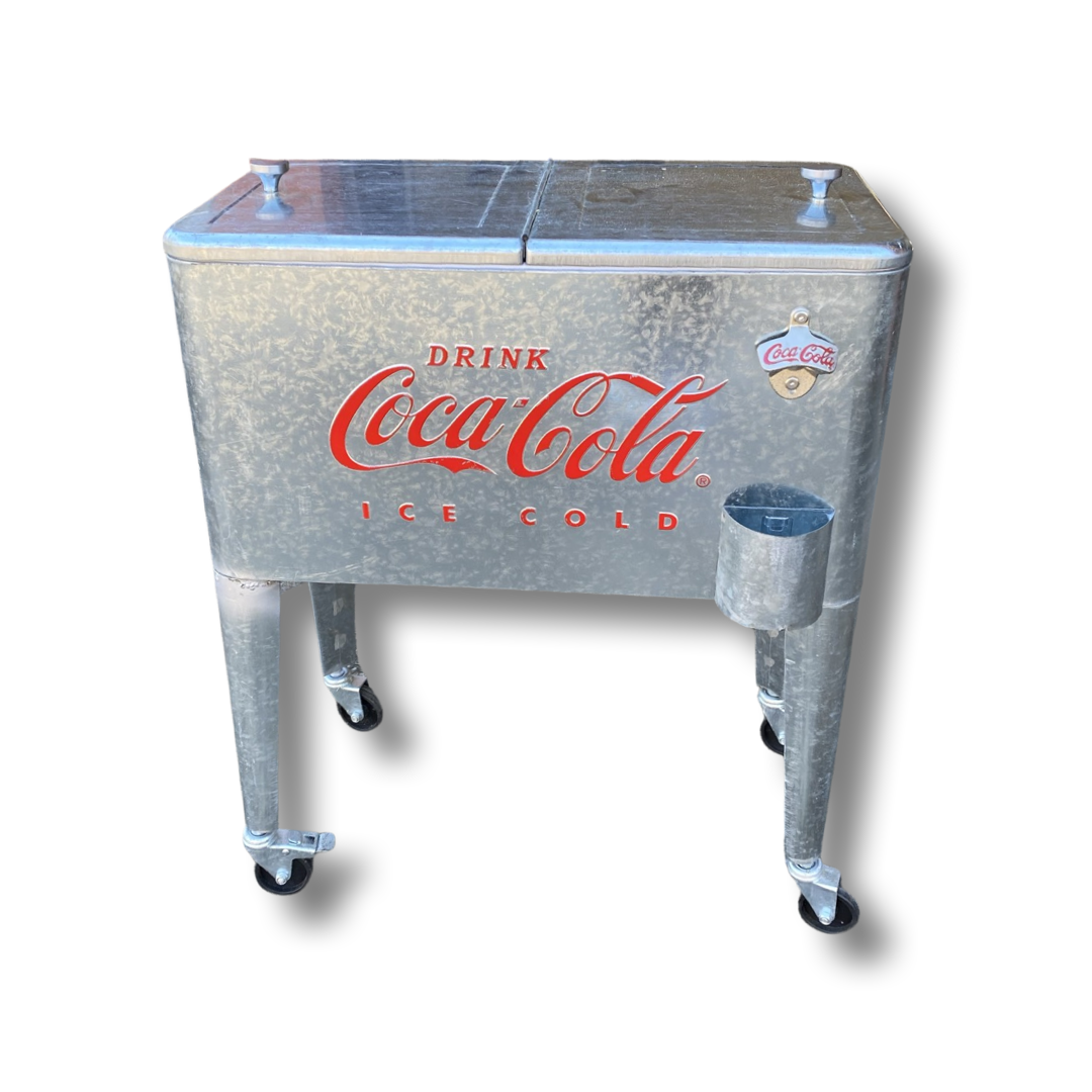Coca Cola Rolling Cooler