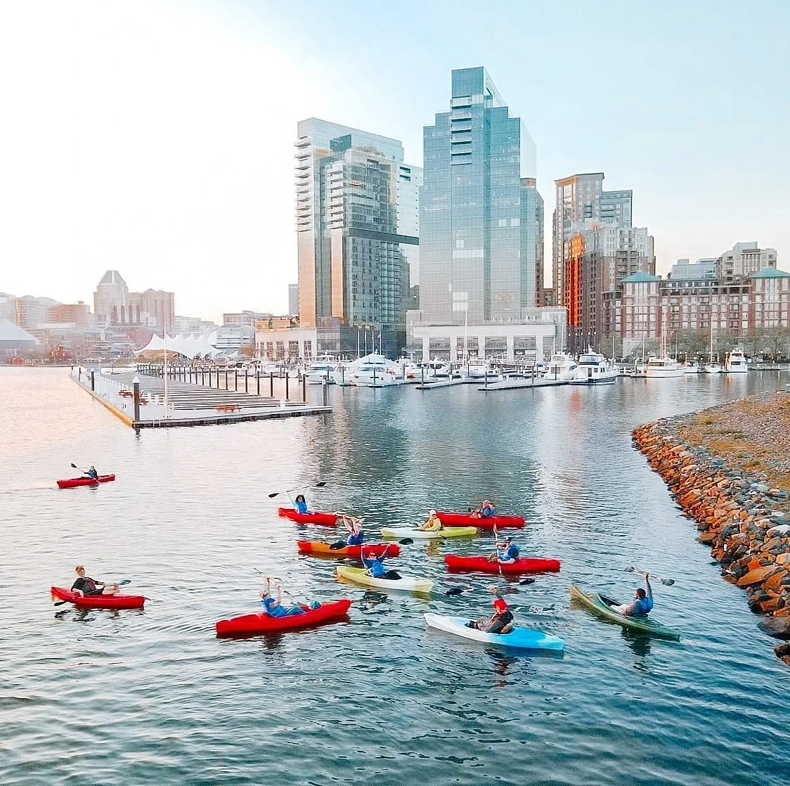 Inner Harbor North Shore Loop | Intermediate | 5.5 Miles — Baltimore ...
