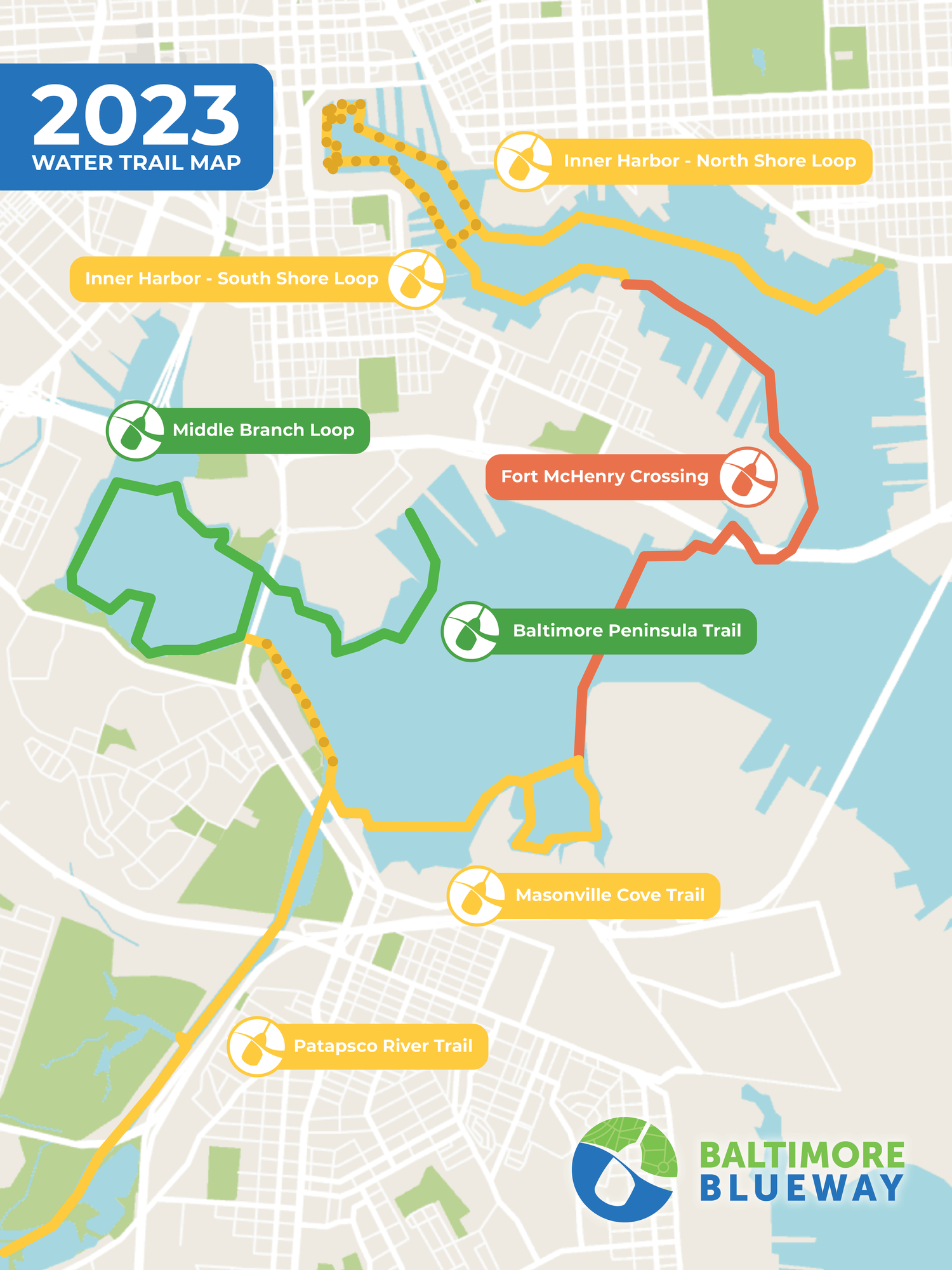Water Trails & Routes — Baltimore Blueway