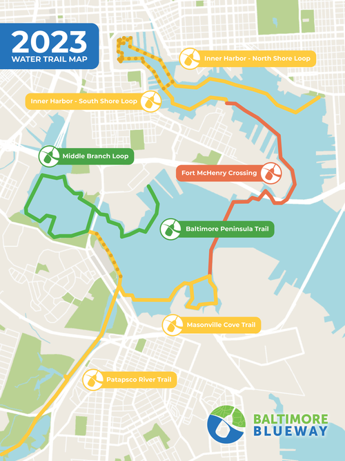 Water Trails & Routes — Baltimore Blueway