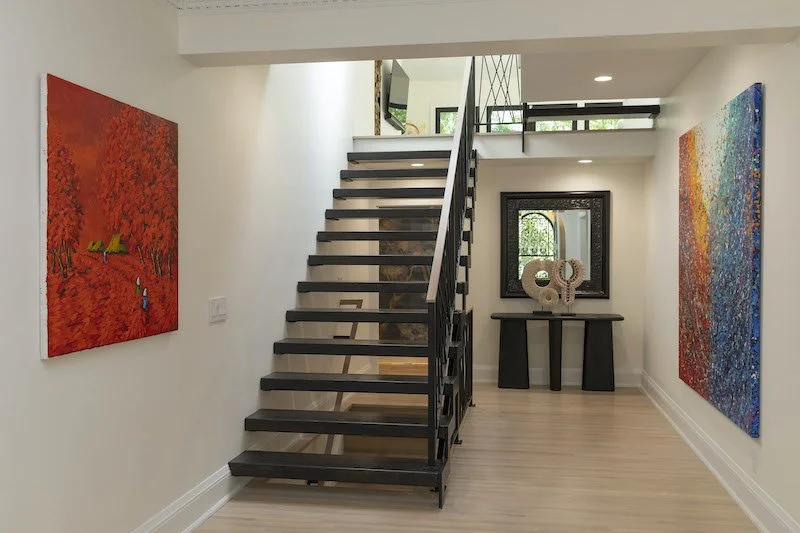 Fine House Interiors + Design | Music Room + Powder Room — Pillsbury Castle