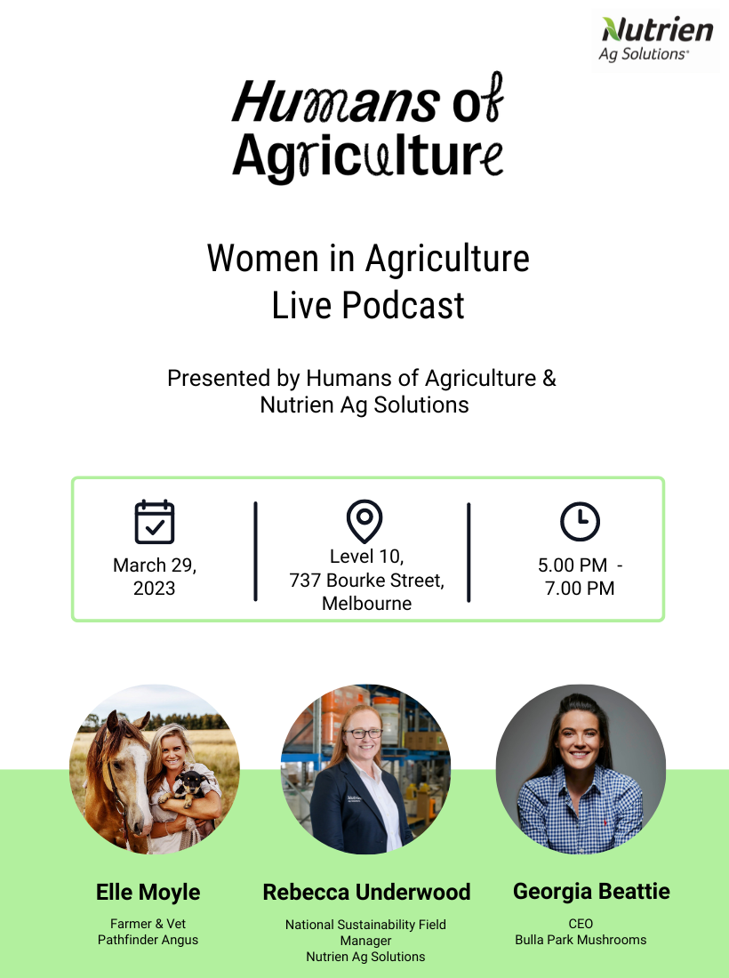 Women in Agriculture Live Podcast — Humans of Agriculture