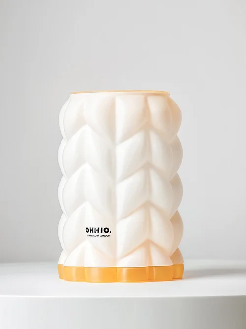 Super Chunky Knit Lamp Green, Pink – 3D-printed, recycled, eco-friendly ...