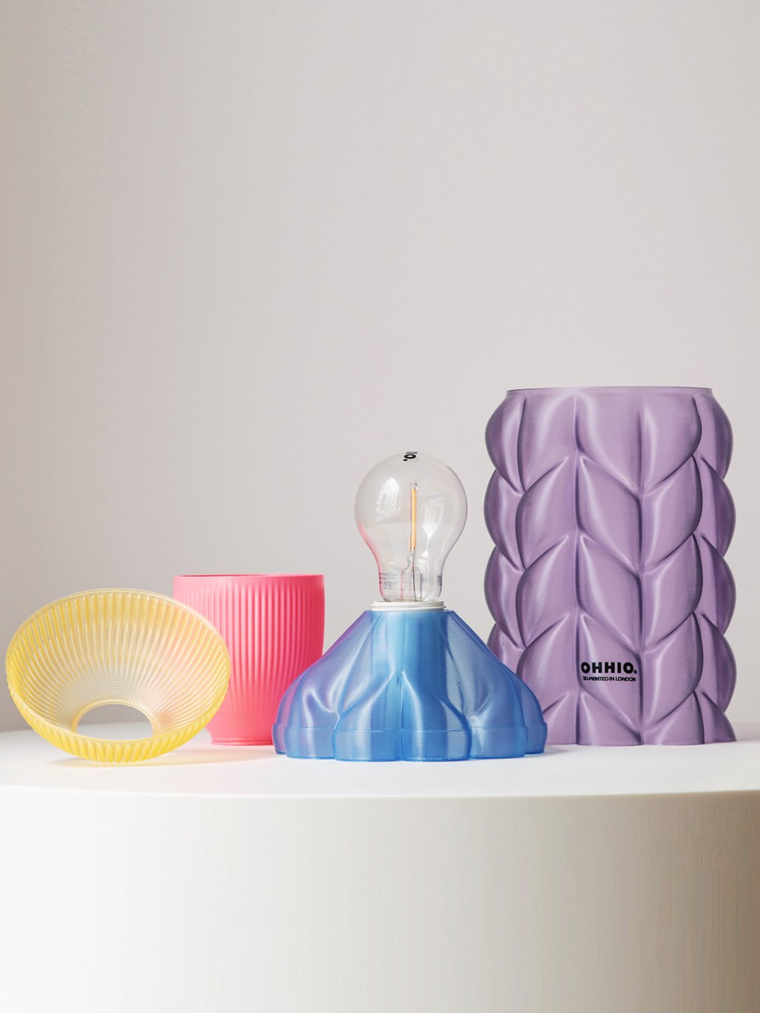 Super Chunky Knit Lamp Blue Vibes — Ohhio