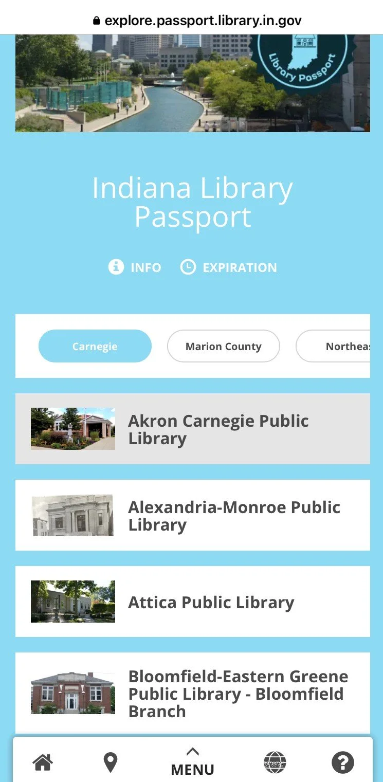 Indiana Library Passport — Shelby County Public Library