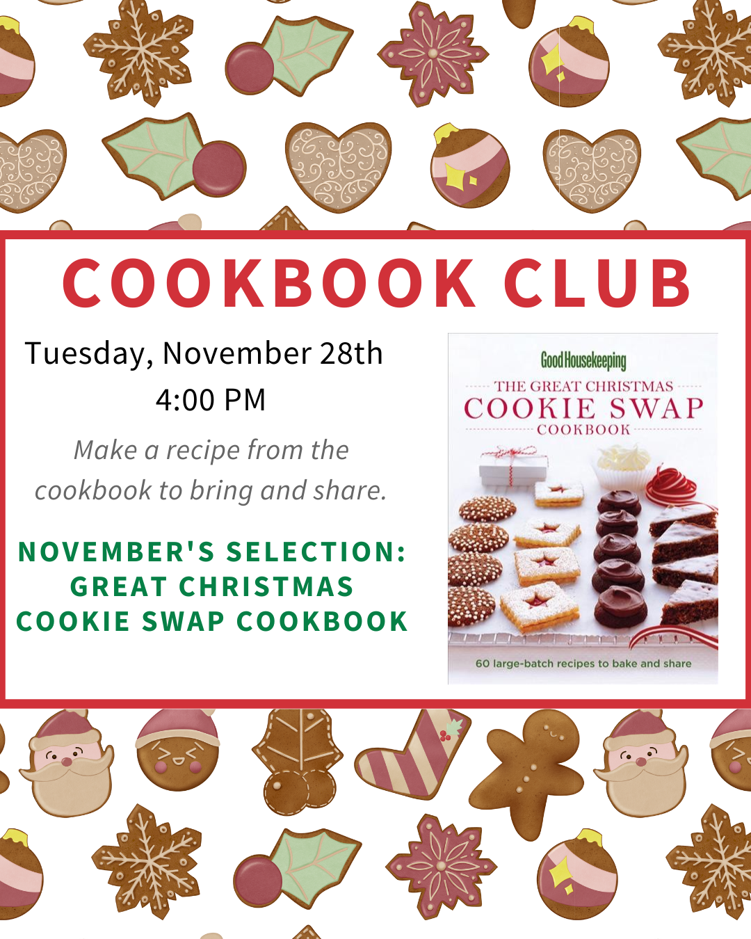 Cookbook Club — Shelby County Public Library