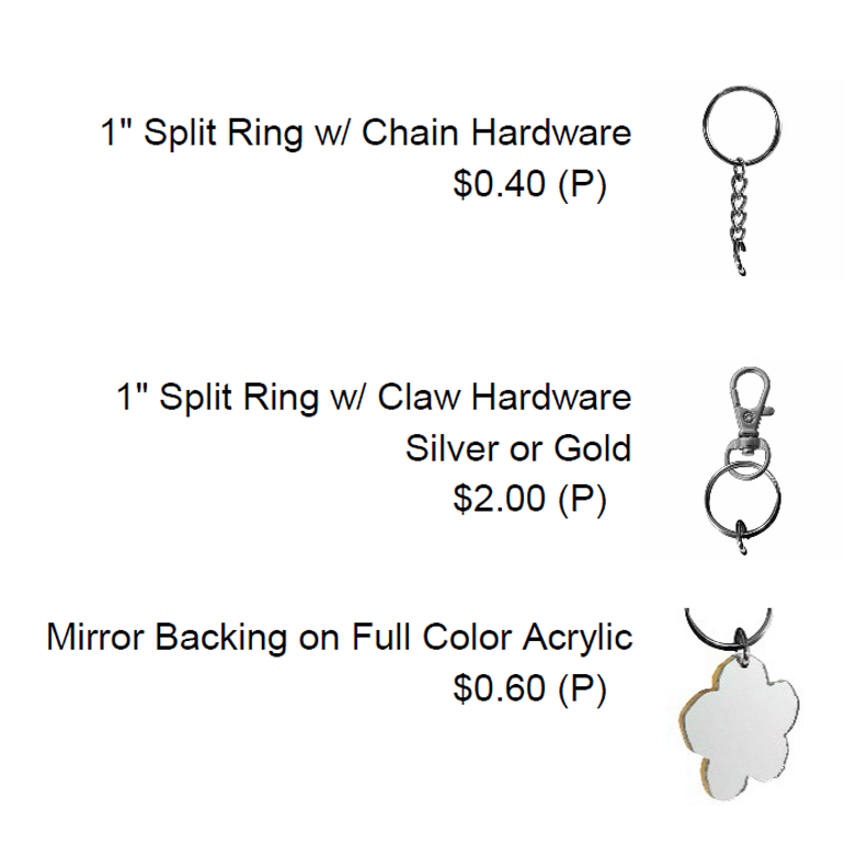 Acrylic Key Tag - KEYTAG-AF, KEYTAG-AFX — LaserCutsLine