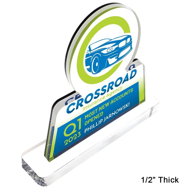 Full Color Award with Base - AWARD-AF — LaserCutsLine