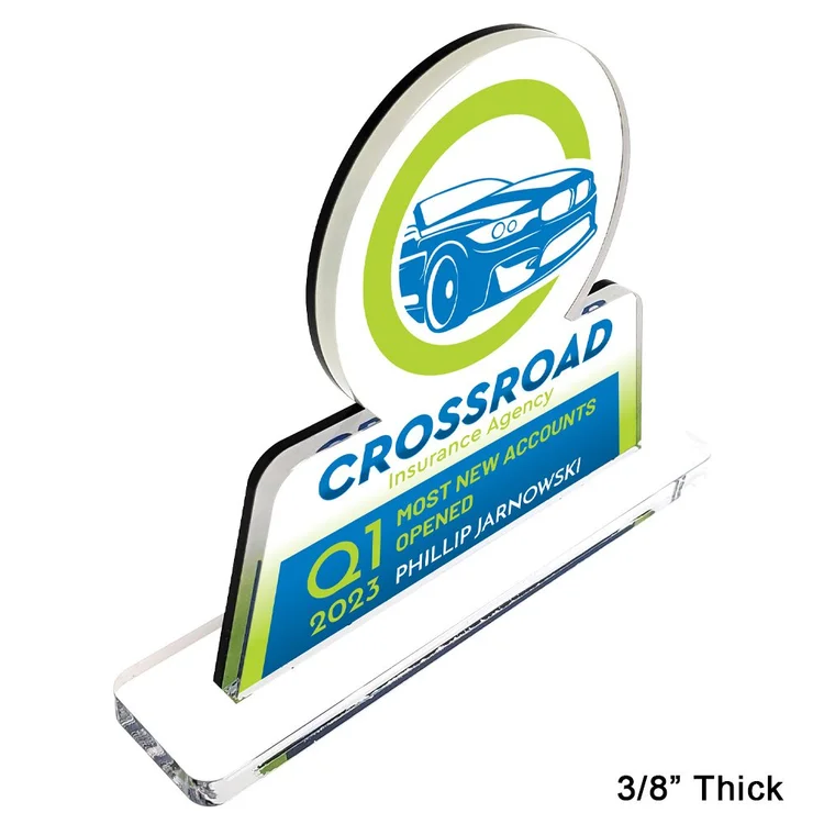 Full Color Award with Base - AWARD-AF — LaserCutsLine