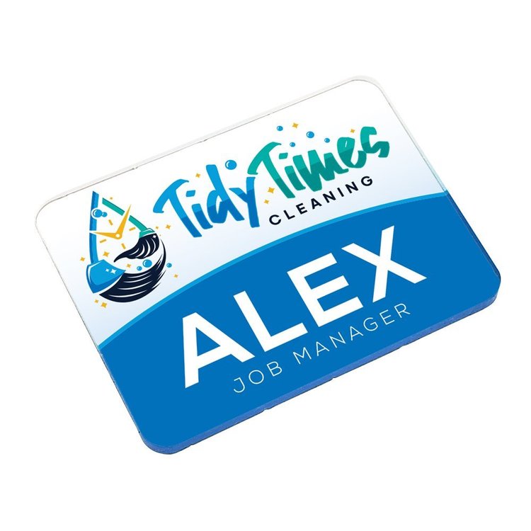 Acrylic Name Badge — LaserCutsLine