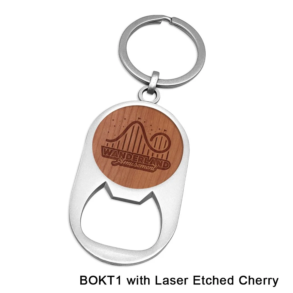 Wood Bottle Opener Key Tag — LaserCutsLine