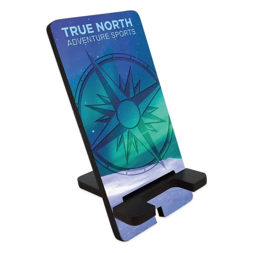 Eco Wood Phone Stand - PHONE-WU — LaserCutsLine