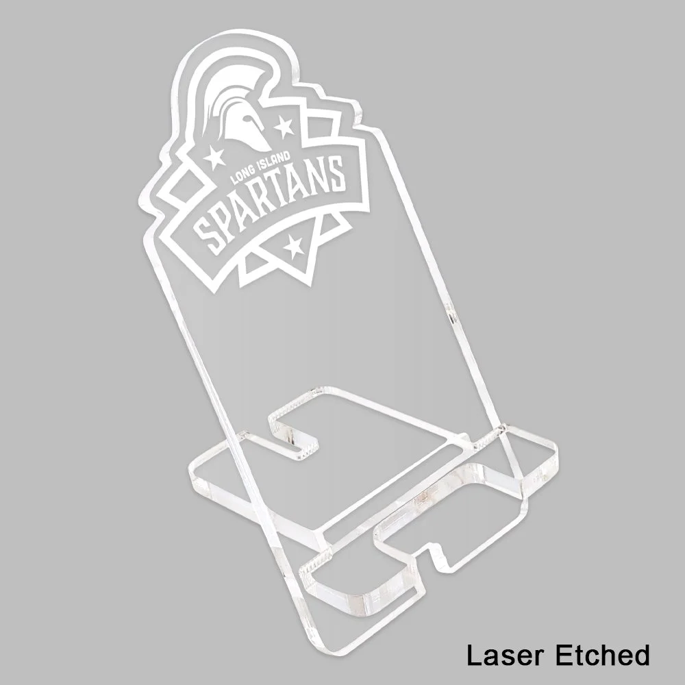 1/4" Clear Acrylic Phone Stand - PHONE-AU — LaserCutsLine