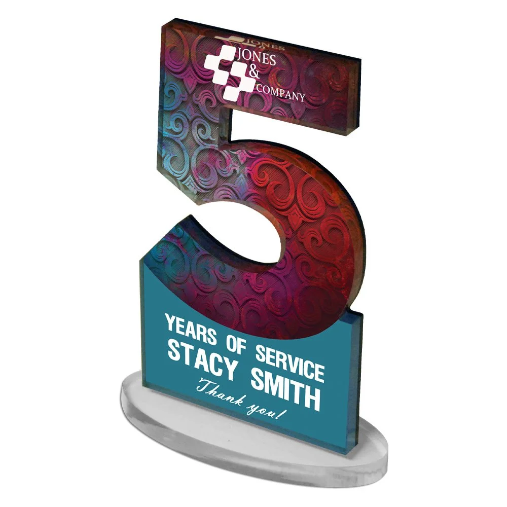 Full Color Award with Base - AWARD-AF — LaserCutsLine