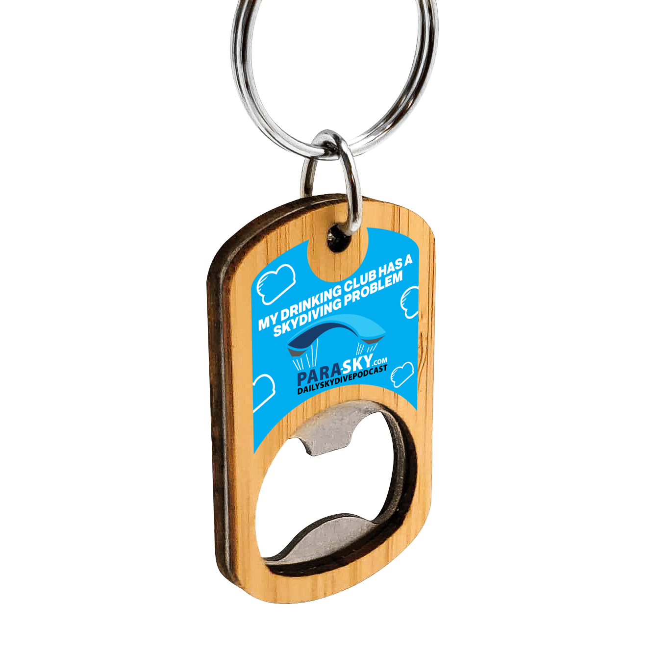Bamboo Bottle Opener Key Tag - KEYTAG-BOBU — LaserCutsLine