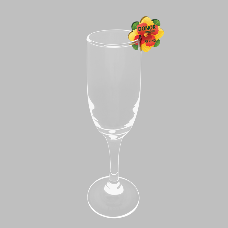 Acrylic Drink Charm - CHARM-AFD2Q — LaserCutsLine