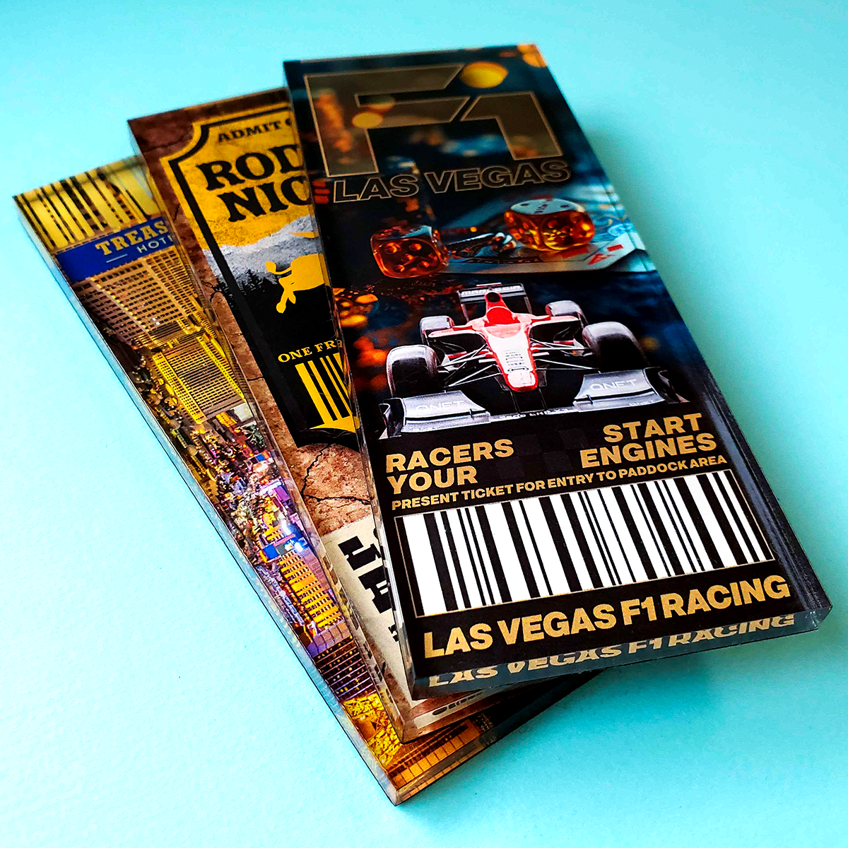 1/4" Acrylic Ticket Magnet - MAG-TICKET-AF — LaserCutsLine