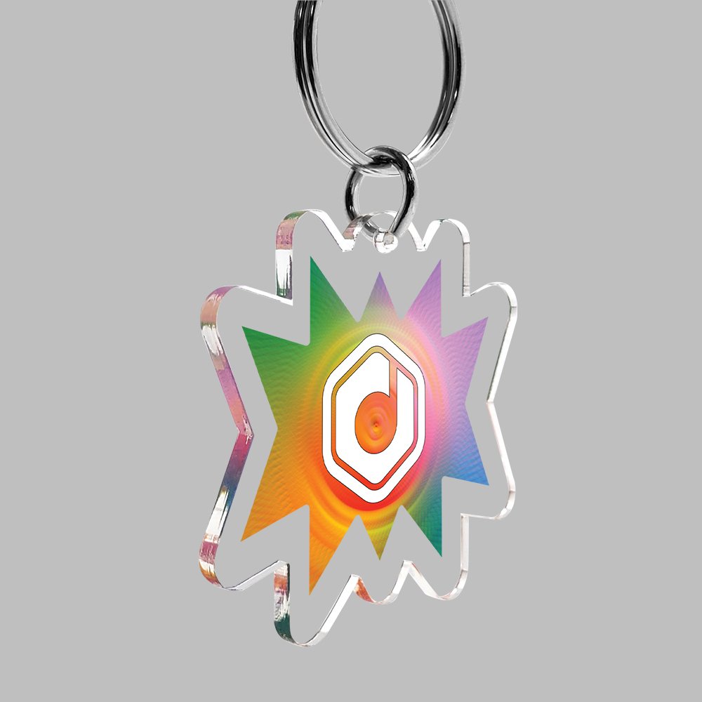 1/8" Clear Acrylic Key Tag - KEYTAG-AUQ, KEYTAG-AEQ, KEYTAG-AUQX ...