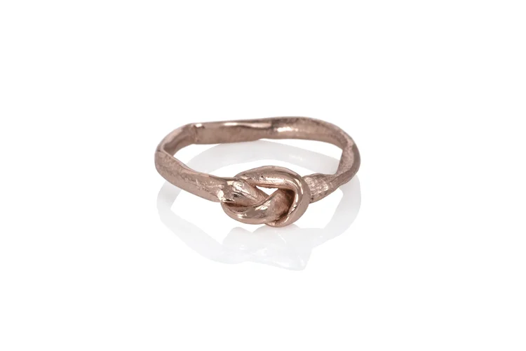 Bashed Knot Ring silver — The Wearer | Londons best independent ...