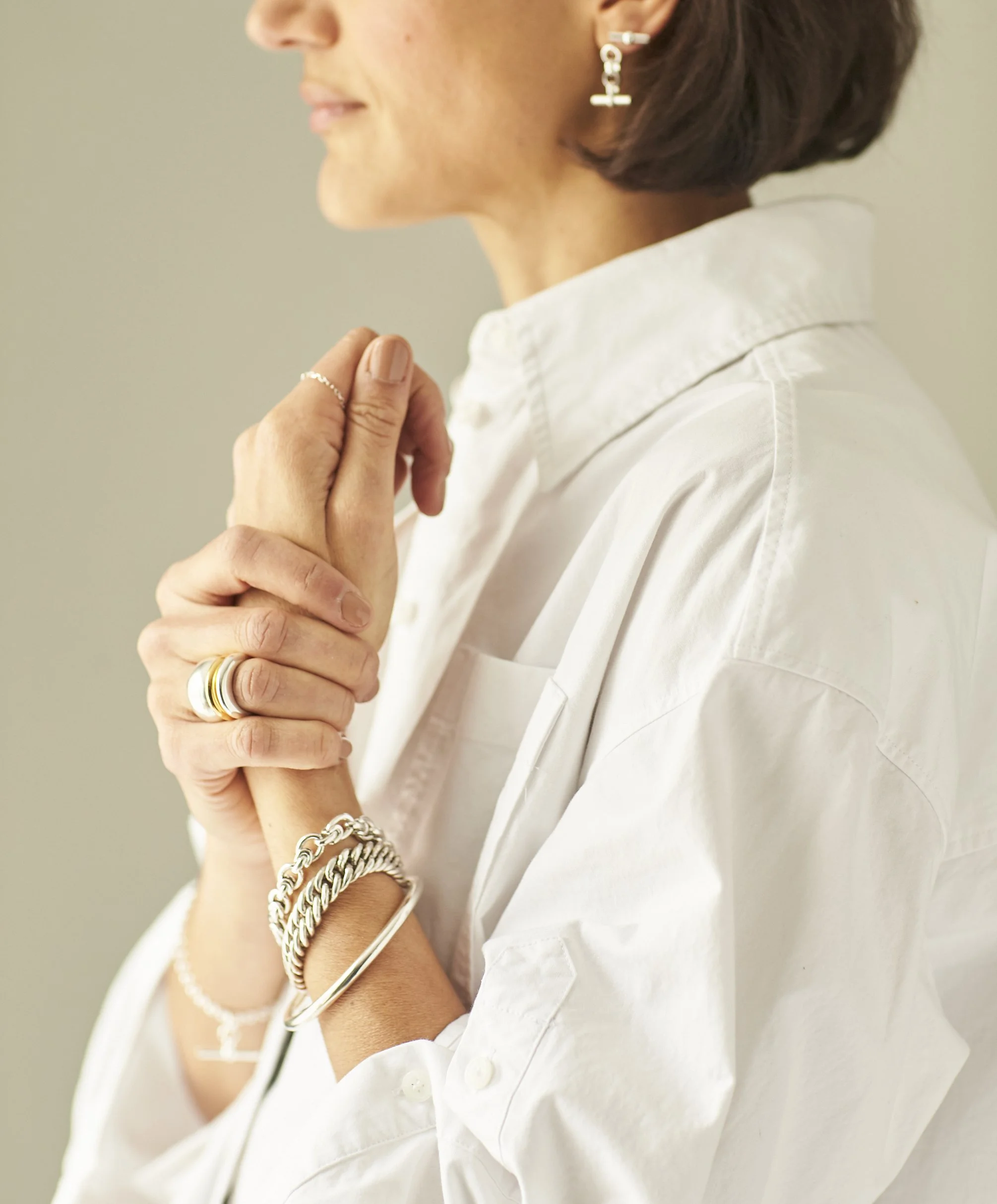 Silver T-Bar on fine Belcher Chain — The Wearer | Londons best ...