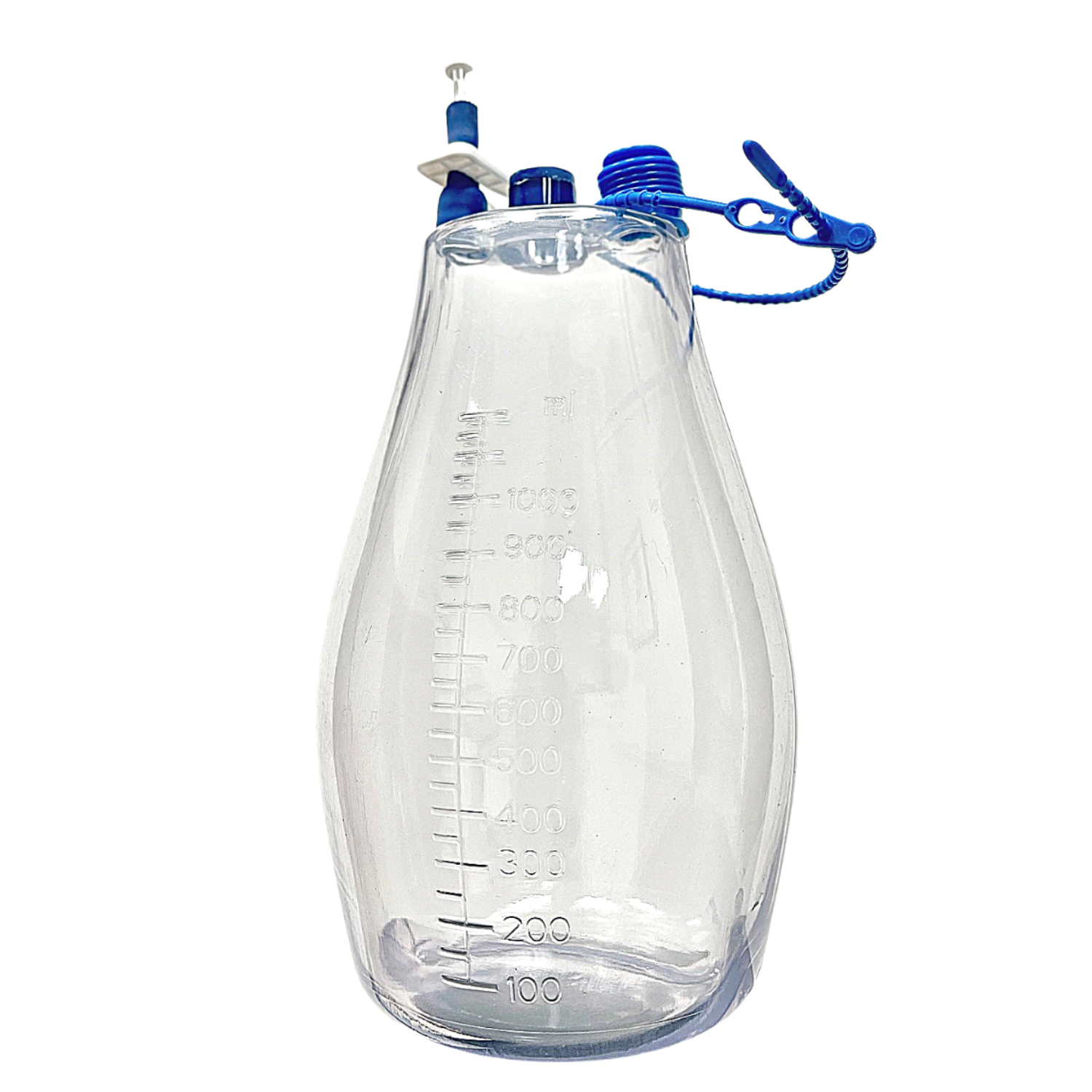 Spike-able Safety-Vac™ Evacuated Drainage Bottle
