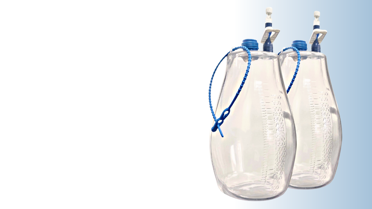 Standard Safety-Vac™ Evacuated Drainage Bottles — Jigsaw Medical