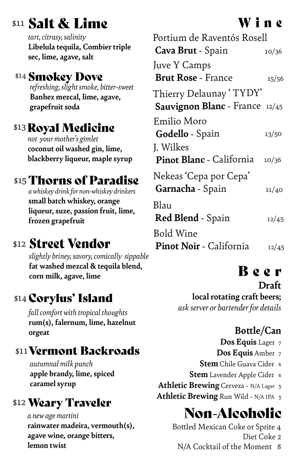 Drink — Barbacoa