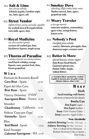Drink — Barbacoa