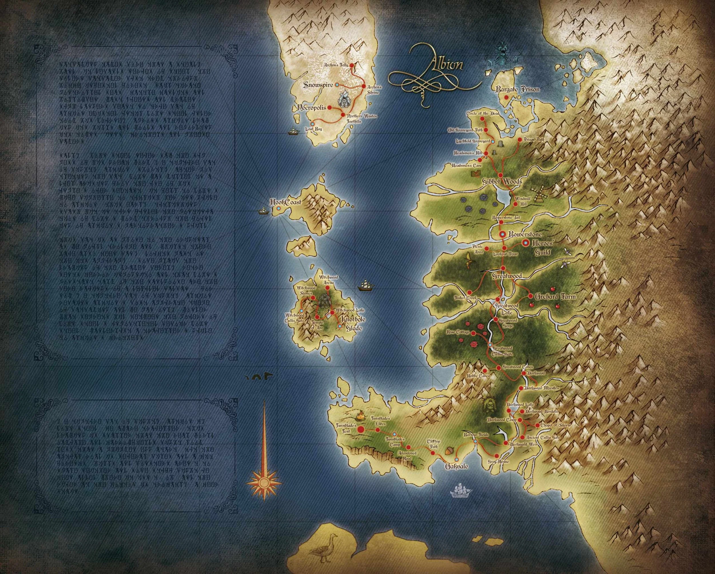 Fable Anniversary - World Map — Jenny Brewer - UI Art, Design ...