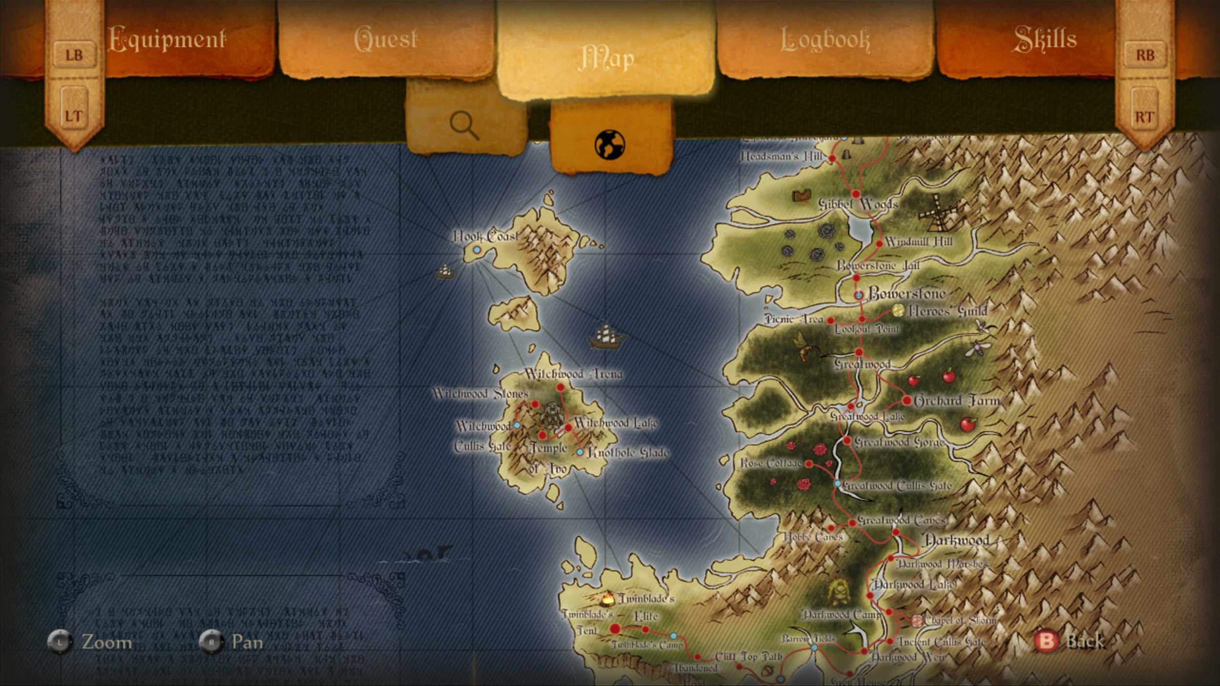 Fable Anniversary - World Map — Jenny Brewer - UI Art, Design & Illustration