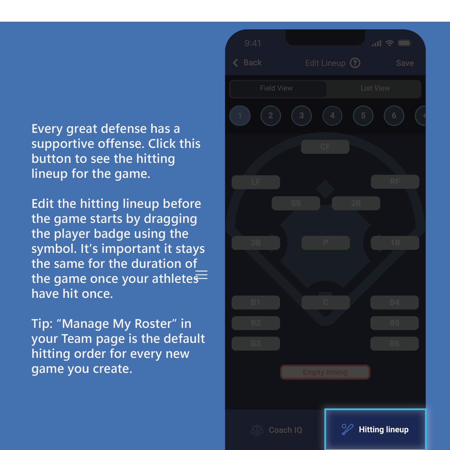 Edit a Game Plan — Roster Champ