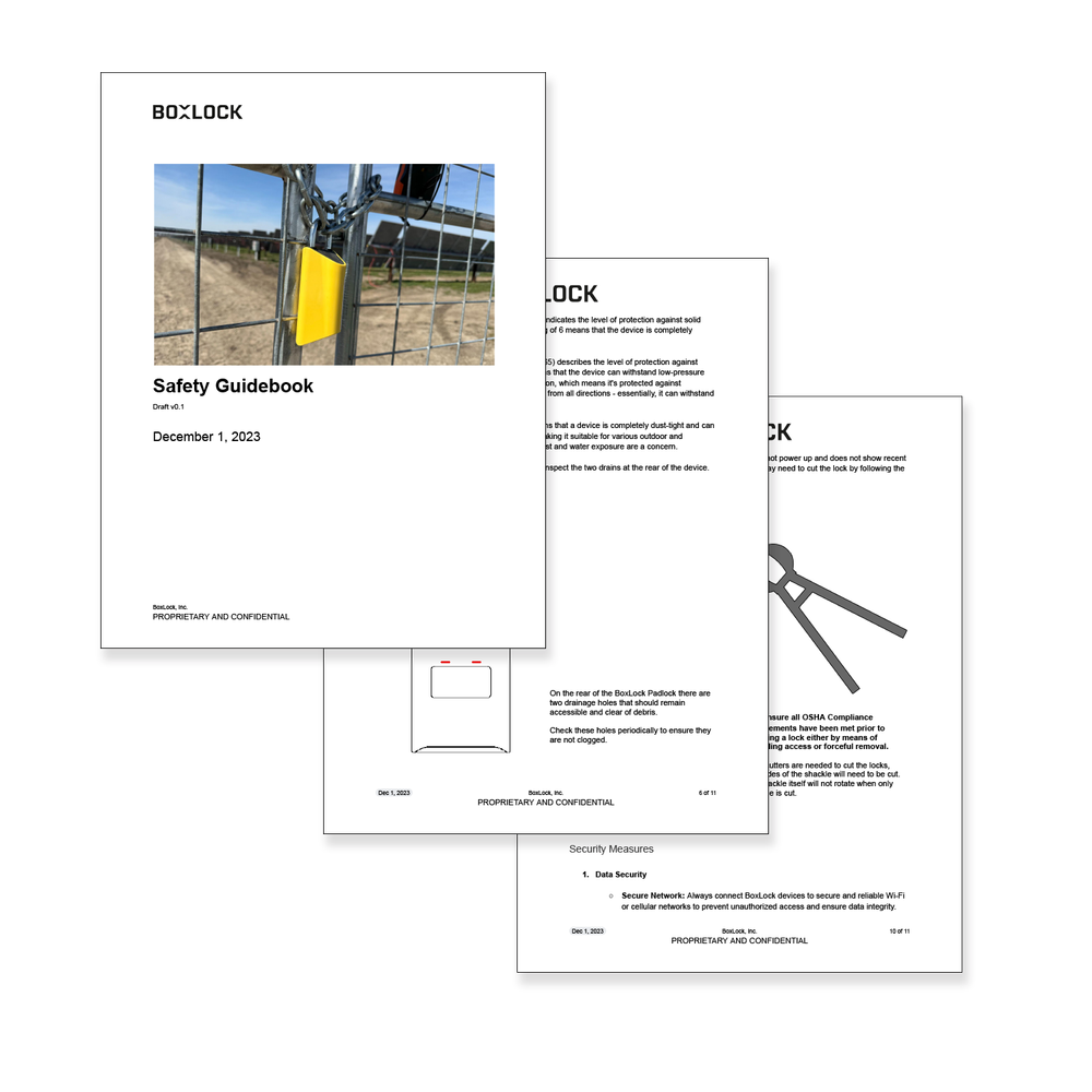 BoxLock Safety Guidebook Download — BoxLock
