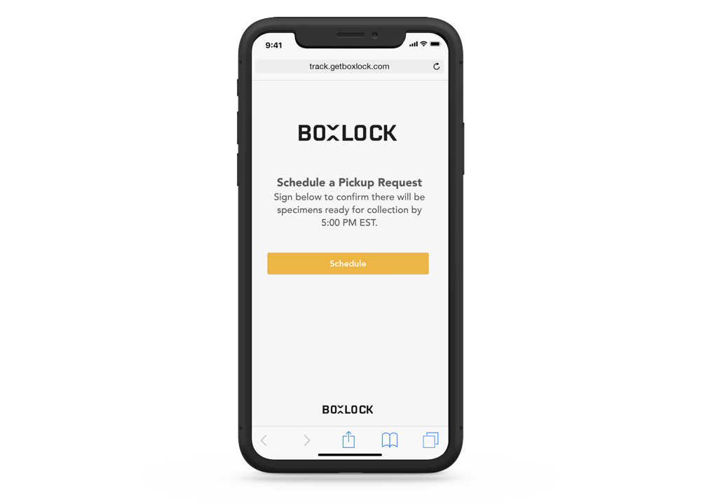 Specimen Logistics — BoxLock