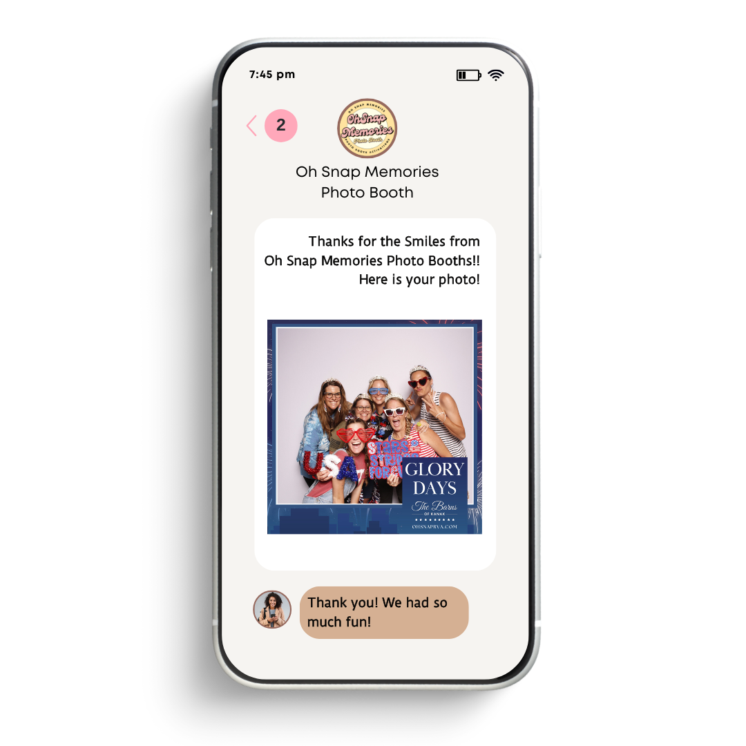 Oh Snap Memories Photo Booth | Richmond, Virginia